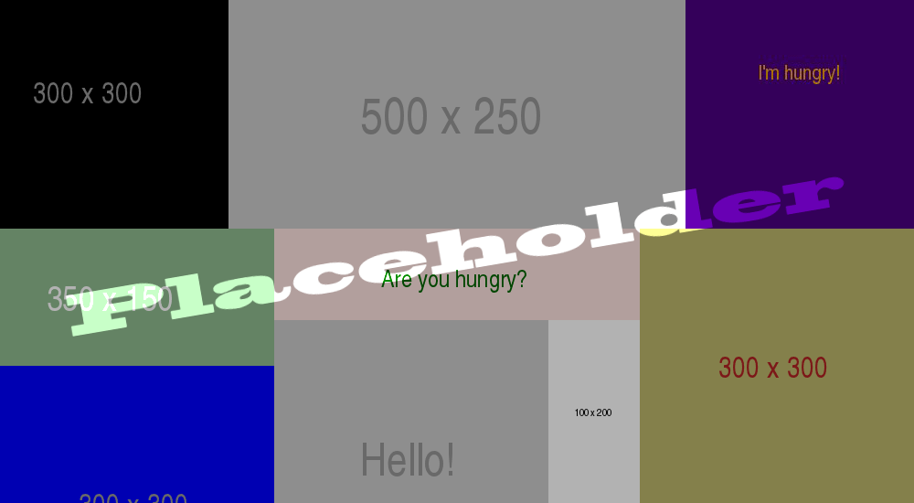 画像編集ソフトも、画像ダウンロードさえも不要！タグだけで指定サイズの画像を作ってくれるplaceholder.jpの使い方 | ガリガリコード